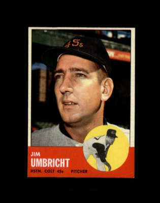 1963 Topps Baseball #099 Jim Umbricht STARX 7 NM CS75017 | eBay
