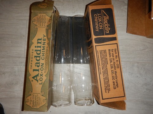6 New In Boxes Aladdin Chimneys | eBay