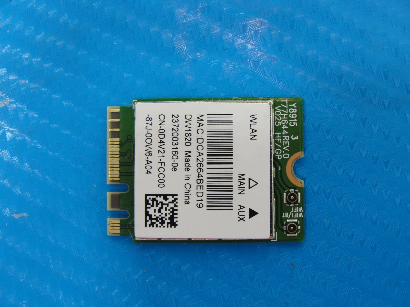 Dell Inspiron 13 5379 13.3" Genuine Laptop Wireless WiFi Card QCNFA344A ...
