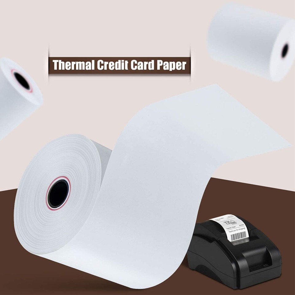 50 Rolls 2 1/4" x 50' Cash Register Credit Card Thermal Papers POS ...