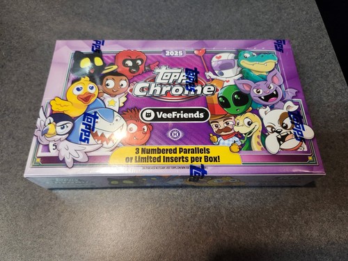 Topps Chrome Veefriends 2025 Hobby Box Gary Vee Factory Sealed! | eBay