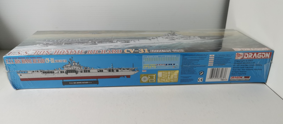 Dragon 7063 1:700 USS Bon Homme Richard CV-31 Model Kit Factory Sealed ...