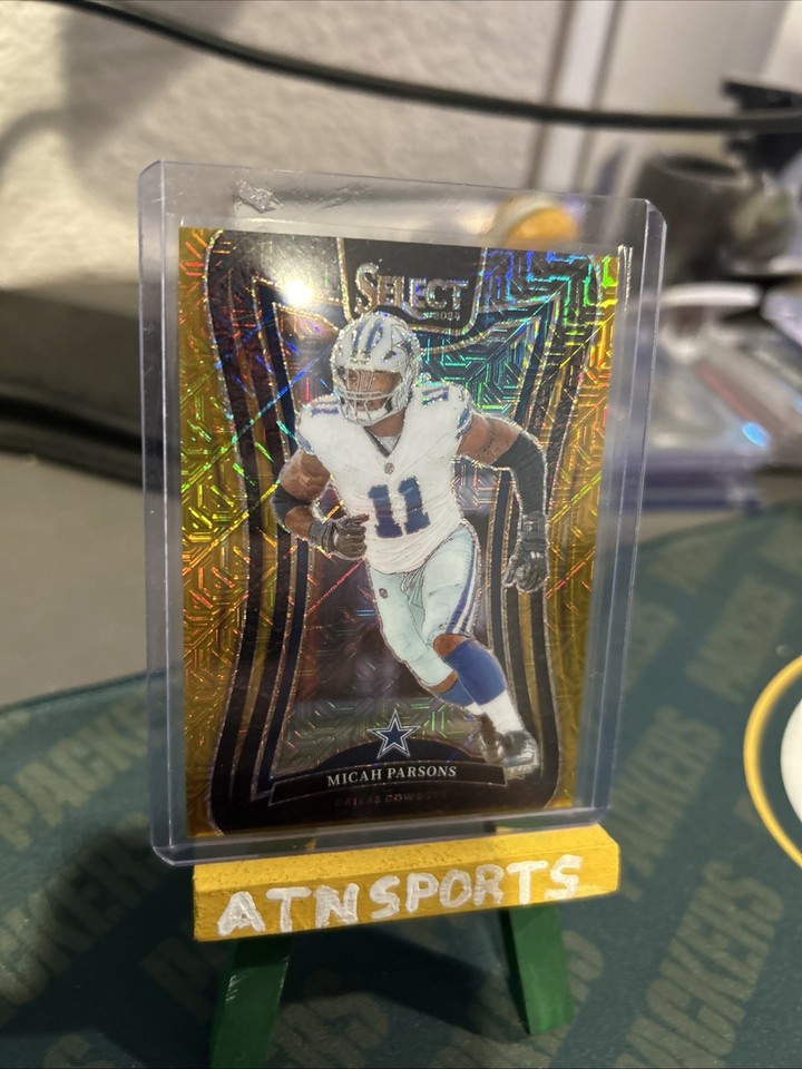2024 Panini Select - Suite Level Micah Parsons #364 Gold Disco Prizm ...