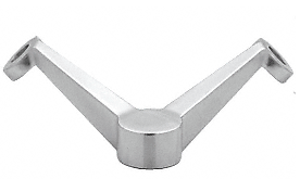 CRL PMH2V90BS Brushed Stainless Heavy Duty 90 Degree 2V Arm Column ...