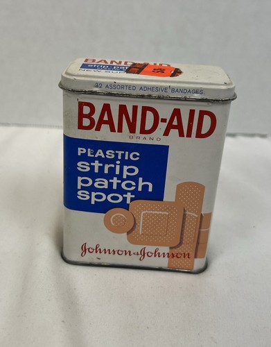 Vintage Band-Aid Box Sheer Strips Metal Tin EMPTY | eBay