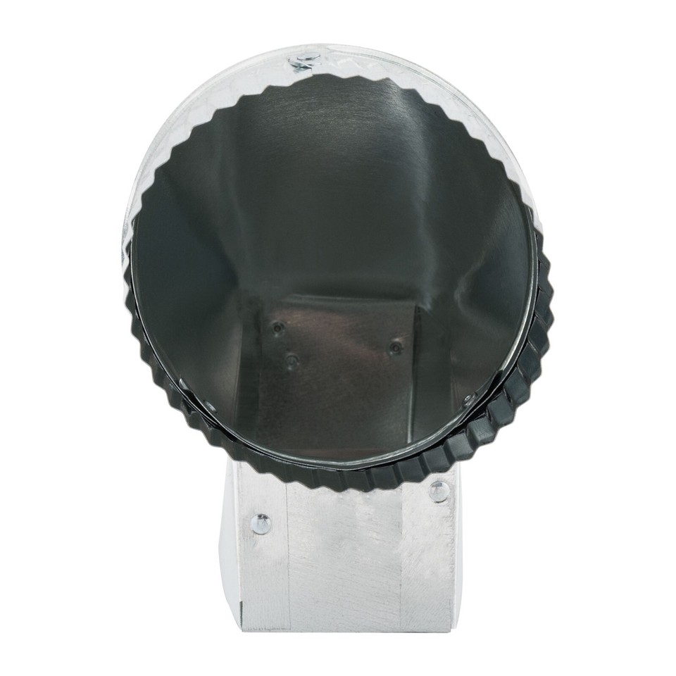 RecPro RV Ducting 4 Inch 90-Degree Register Boot | Torpedo Crimped Boot ...