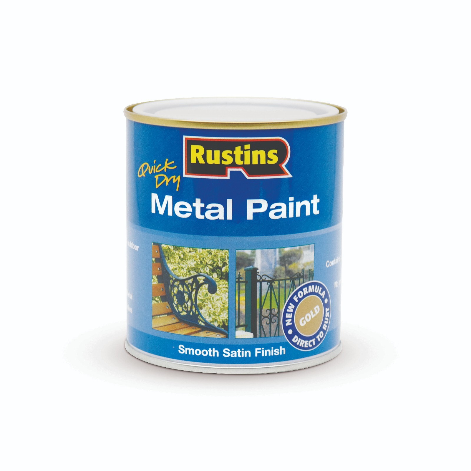 Rustins Quick Dry Metal Paint - Available in five colours - Smooth ...