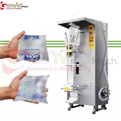 Water Liquid Sachet Filling And Sealing Machine Automatic Film Bag ...