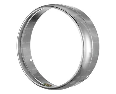 Compatible With Royal Enfield Bullet Headlight Inner Outer Rim Chrome ...