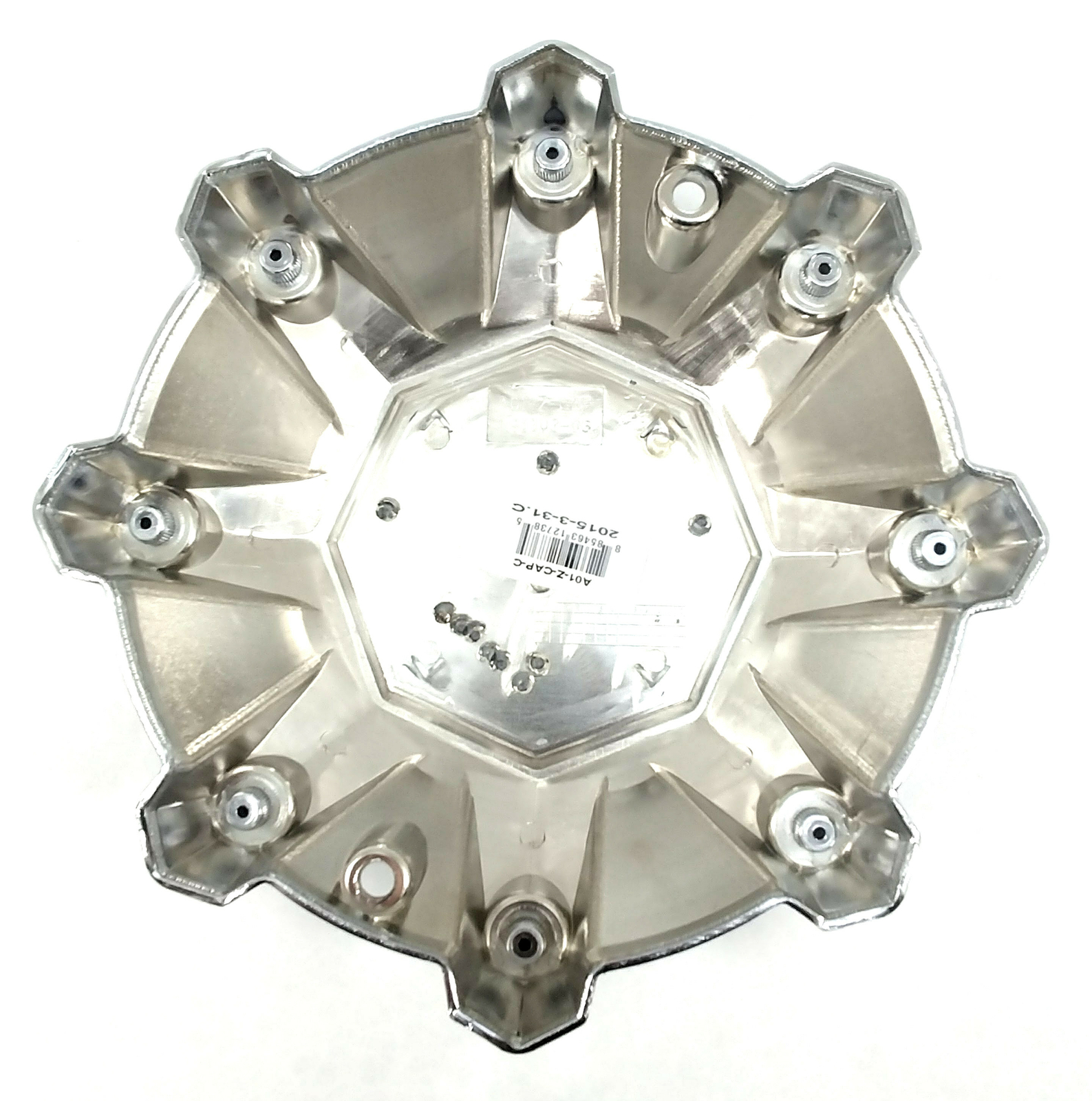 Vintage Forged Chrome Center Cap 8-1/2"OD 2-1/2"H Bolt-On Closed-End ...