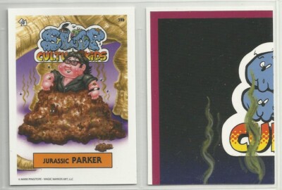 Slop Culture Kids 1 (Magic Marker) GPK "Parody Sticker" #39b JURASSIC ...