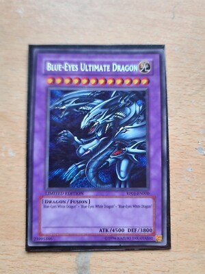 Yu-Gi-Oh! Blue-Eyes Ultimate Dragon RP01-EN000 Limited Edition Secret ...