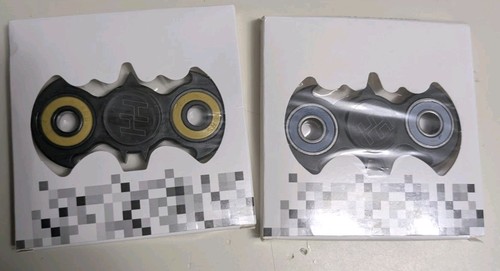 Batman Symbol Black Fidget Spinner Handheld Toy Lot of 2 | eBay