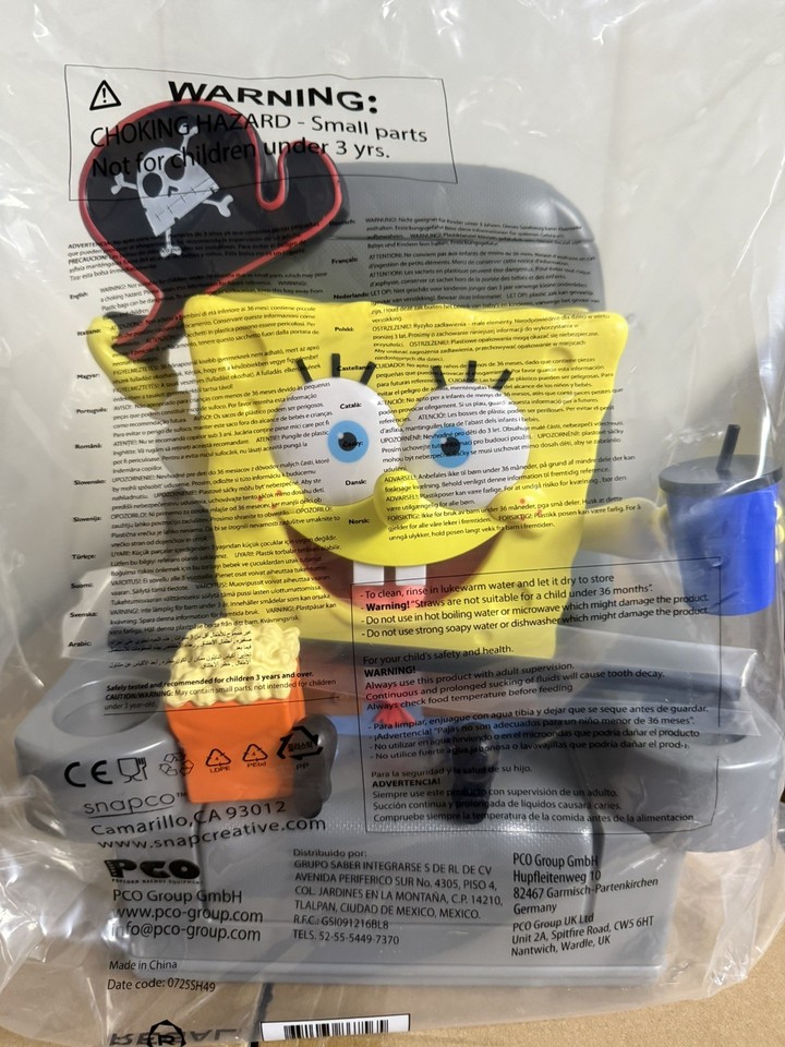 SpongeBob SquarePants Movie 2025 Popcorn Bucket & Cup Regal Cinema NEW ...
