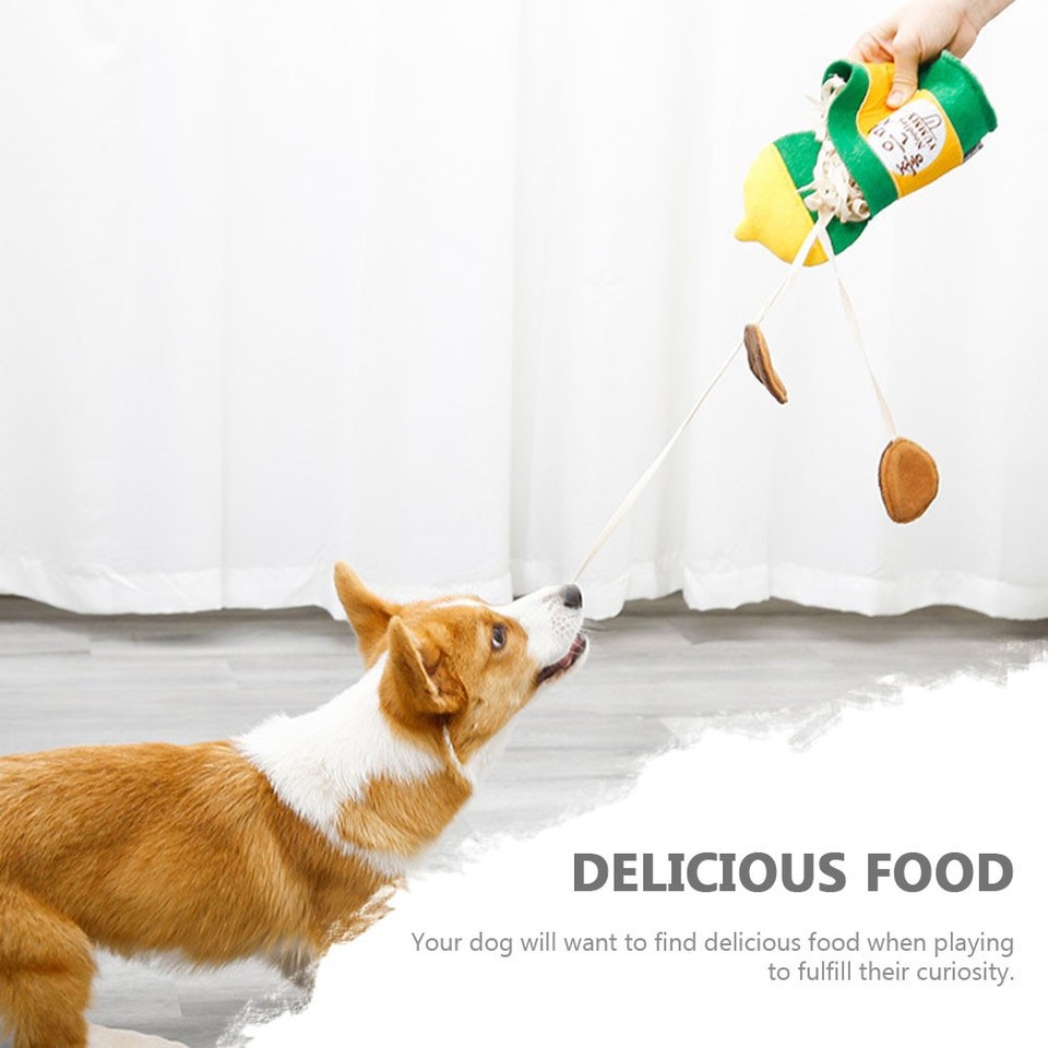 Instant Noodles Pet Dog Sniff Toy Puppy Plaything Pet Dog Chewing Toy ...