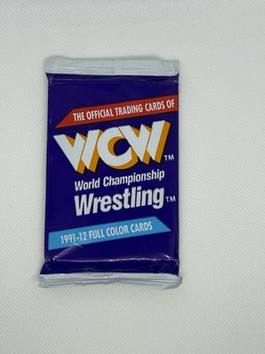 1991 WCW Wrestling Trading Cards SEALED PACK 12 Cards WWF WWE T196 | eBay