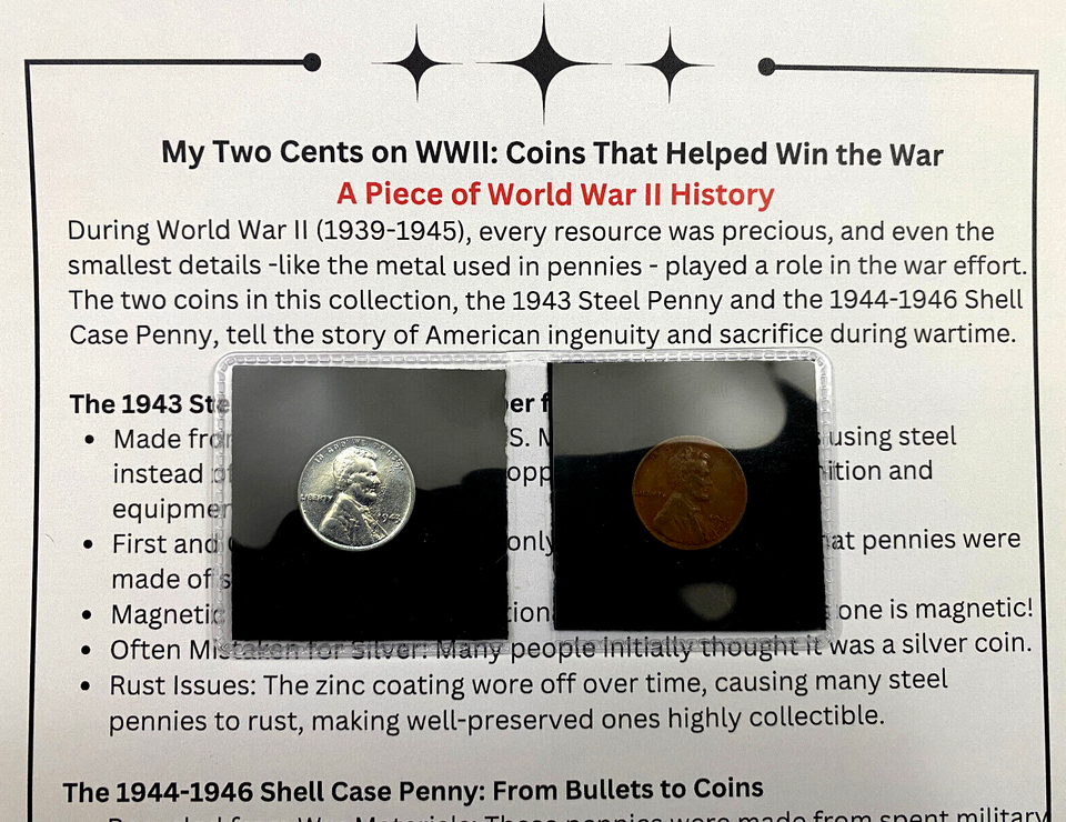 My Two Cents on WWII: Coins That Helped Win the War 1943 Steel & Shell ...
