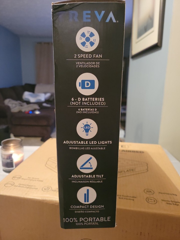 O2 COOL FD10002A 10" Portable Fan with AC Adapter 641113811062 | eBay