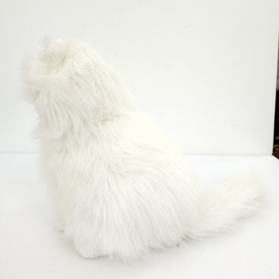 Vintage Dakin 1983 White Persian Cat Long Hair Blue Eyes Pink Nose ...