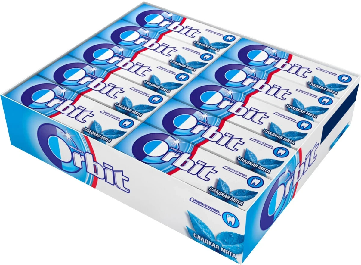 ORBIT SWEET MINT Sugarfree Chewing Gum Box (Pack of 30) | eBay