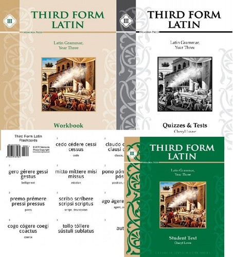 Memoria Press - Third Form Latin Student Materials SET of 4 | eBay