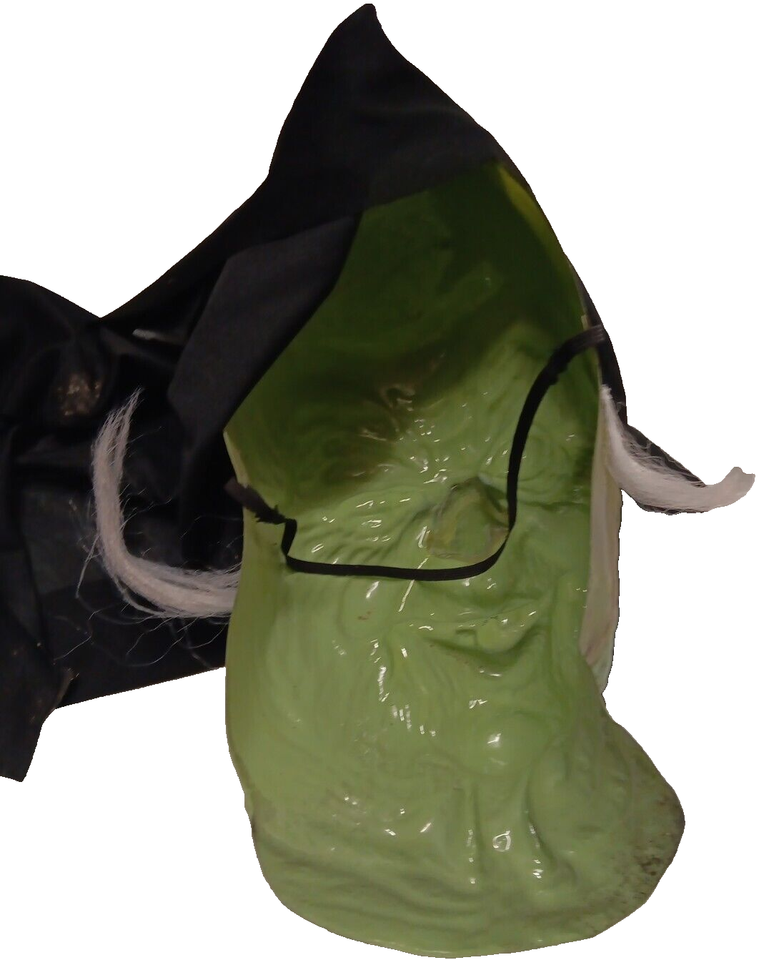 Witch/ "Green Sea Hag" Mask Bug Eyed 3/4 Latex Halloween Character Mask ...