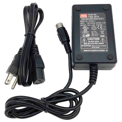 Genuine Mean Well P30A-4R1D AC Adapter 6-Pin PSU30A-4 Power Supply 15V ...