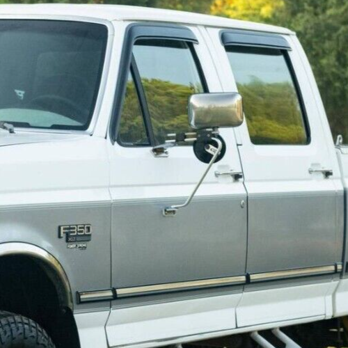 AVS SMK 3M Tape-On Rain Guard Vent Visors for 83-97 Ford F250 F350 Crew ...