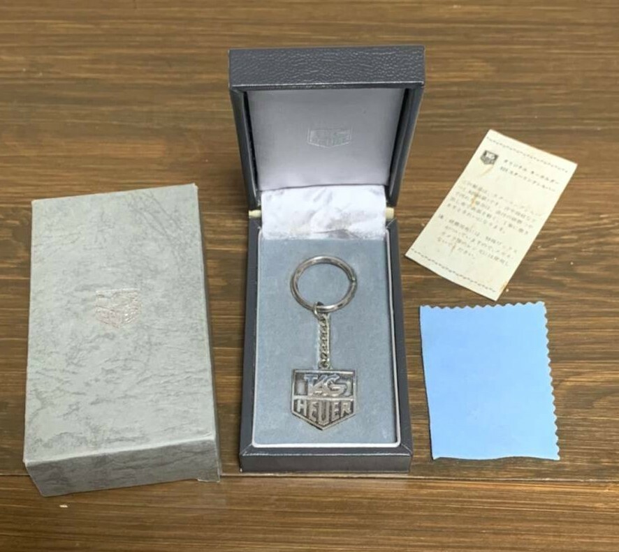 TAG Heuer Genuine Silver 925 Key ring Key holder w/Box Vintage Super ...