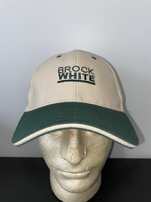 Vintage Brock White Styrofoam DOW Trucker Hat Baseball Cap Lid | eBay