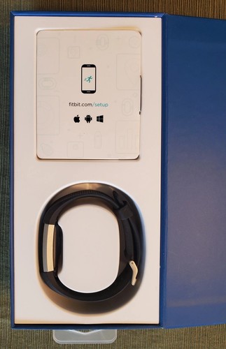 Fitbit Charge 2 Black w/ Black Band Athletic Tracking Fitness Watch ...