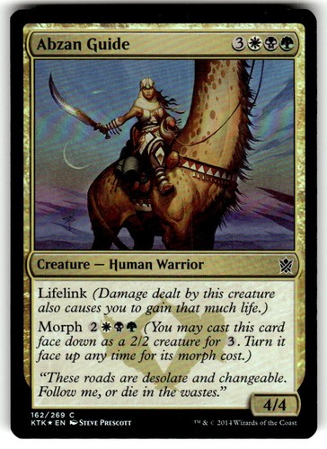 FOIL MTG Abzan Guide Khans of Tarkir Regular | eBay