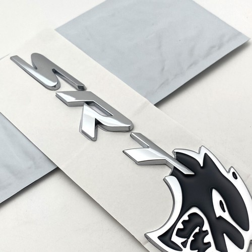 Chrome Black Hellcat Rear Trunk 3D Emblem Car Badge 3D Decal Nameplate ...