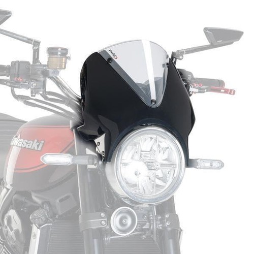 Puig Vision Black Fairing Clear Screen Deflector Triumph Street Twin ...