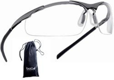 Bollé - Bolle Safety Glasses Contour Clear - Metal Frame #40049 - With ...