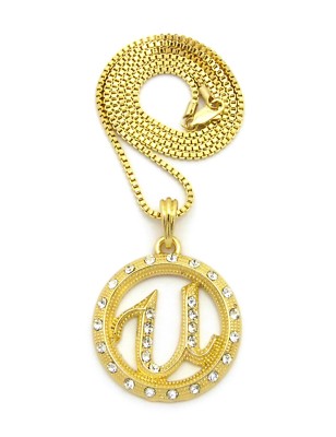 USHER PENDANT & 20" 2mm BOX CHAIN* | eBay