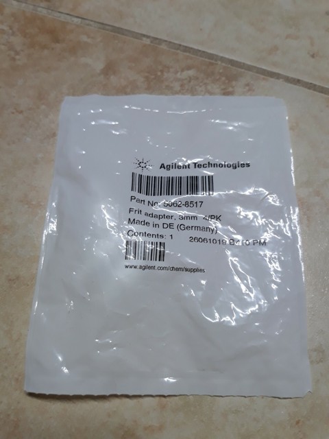 4pk Agilent HPLC Capillary 3mm Frit Adapter 5062-8517 for sale online ...