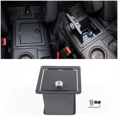 Car Center Console Safe Box Steel Storage Box For Toyota FJ Cruiser ...