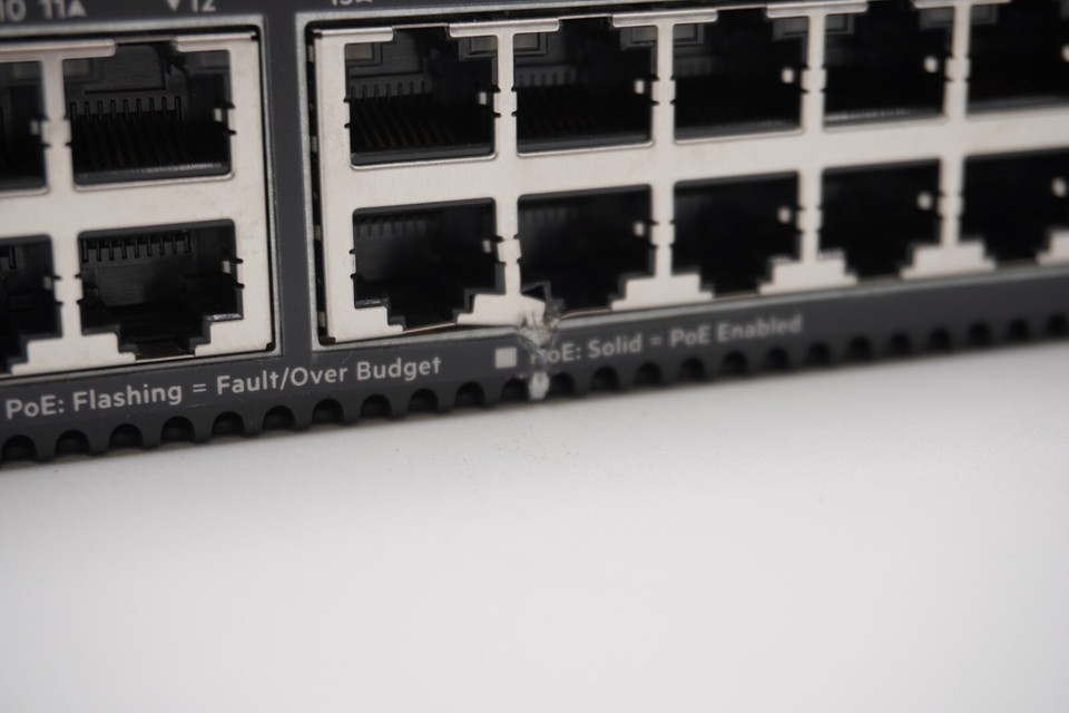 HPE Aruba 6300M PoE 48-Port 4xSFP56 Switch JL661A w/ 2x JL087A PSU ...