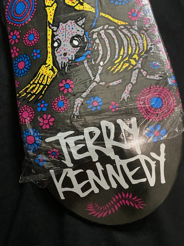 SUPER RARE TK Terry Kennedy Skeleton Pro Model Baker Skateboard Deck In ...