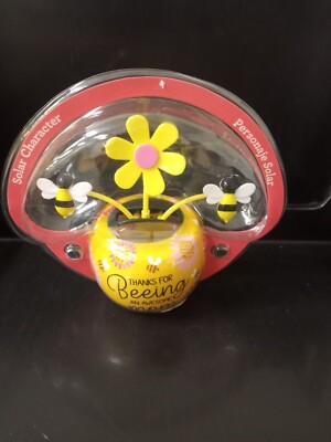 NEW Solar Powered Dancing Bumble Bee and Flower | eBay