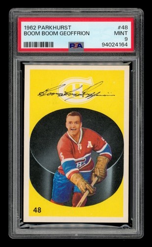 1962-63 Parkhurst Set-Break # 48 Boom Boom Geoffrion PSA 9 MINT | eBay