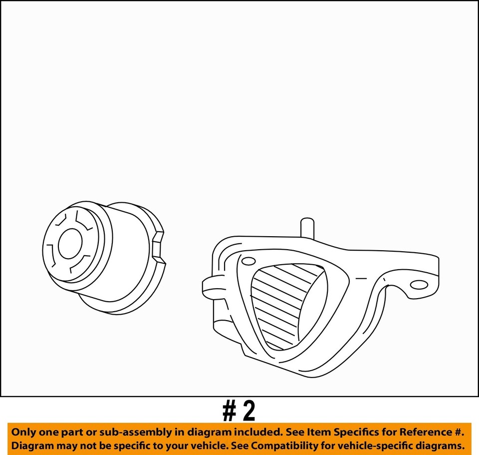 2016-2019 Chevrolet Cruze Driver Side Rear Axle Bracket with Bushing GM ...