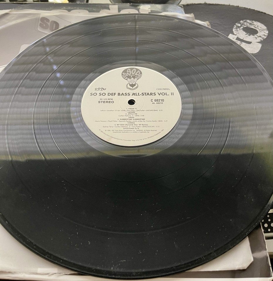 So So Def Bass All Stars Vol II OG 1997 Press 2XLP PROMO in Picture ...