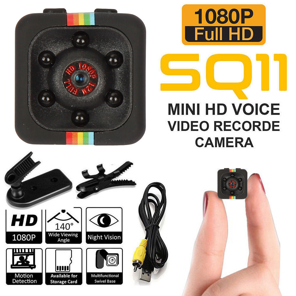 COP Mini CAM Security Camera CCTV Video Motion Detection 32GB Card SQ ...