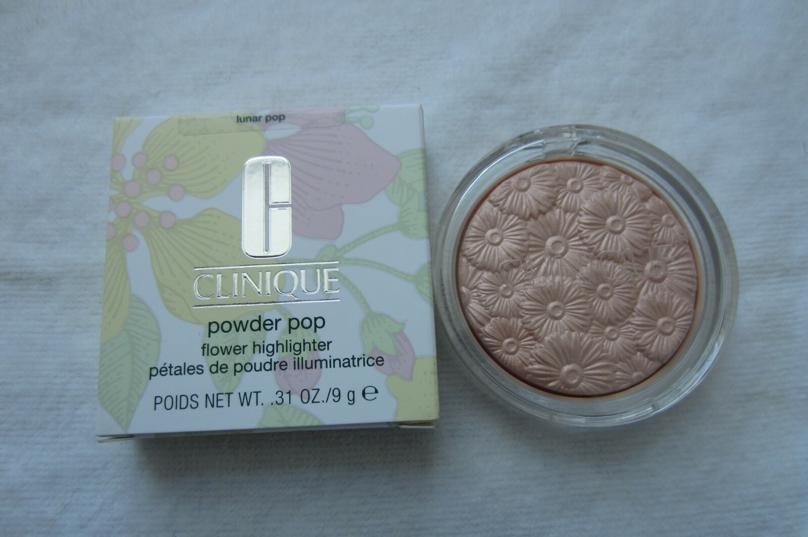 NIB Clinique Powder Pop Flower Highlighter in LUNAR POP - Full Size | eBay
