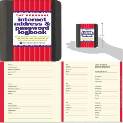The Personal Internet Address & Password Logbook Hardcover-spiral ...