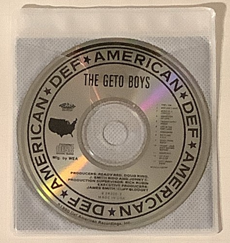 The Geto Boys Self Titled 1990 CD Rap Tested Rare American Def Version ...