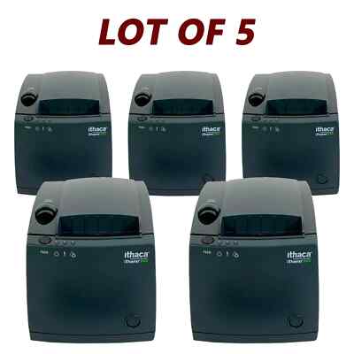 LOT OF 5 TransAct Ithaca iTherm 280 MOD 280-UL-1 Thermal POS Receipt ...