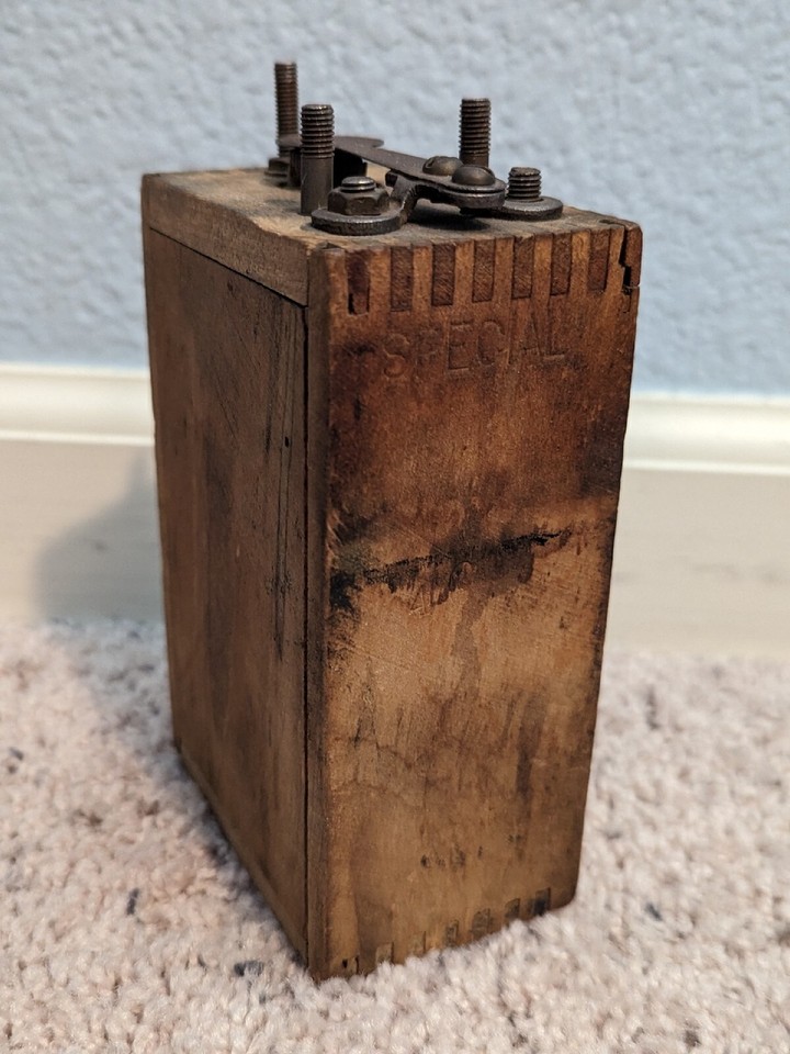Antique Original Model T or Model A Ford Wooden Battery/Ignition Coil ...
